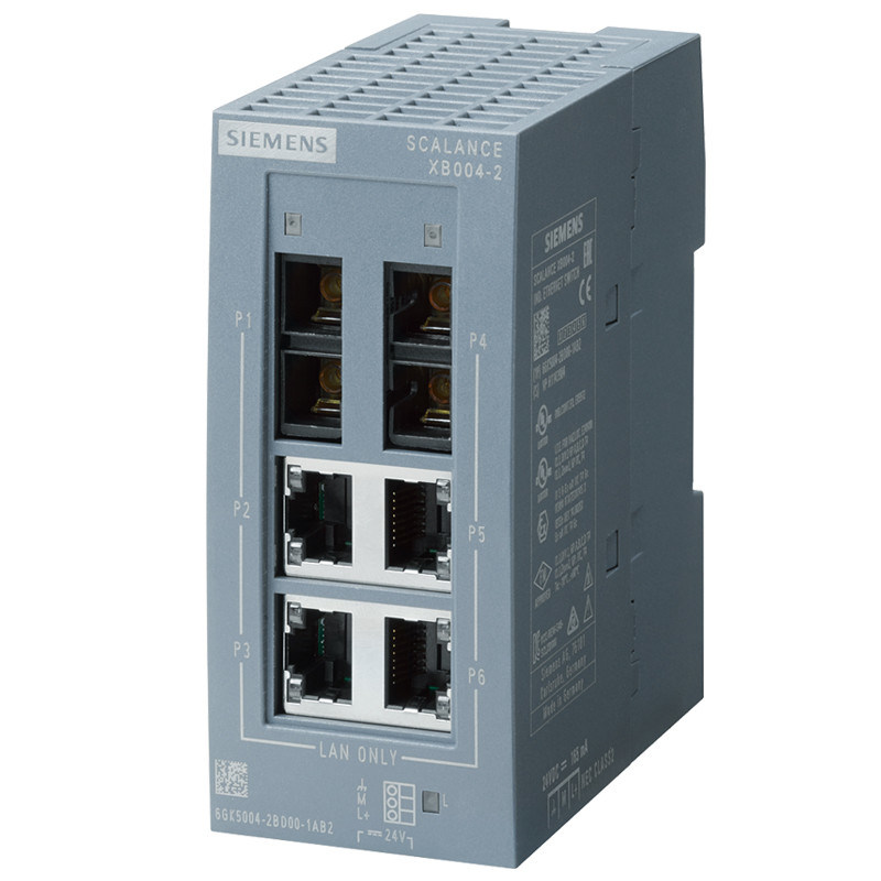 6GK5004-2BD00-1AB2 シメンス 100% オリジナル SCALANCE XB004-2 無人産業イーサネットスイッチ